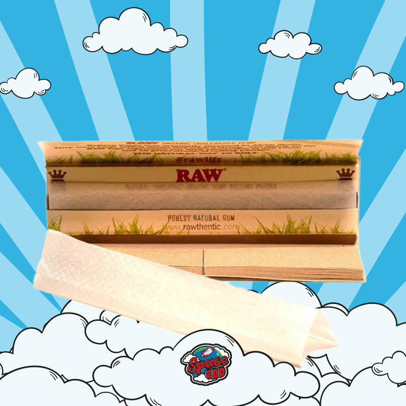 Space CBD France | Feuilles à rouler Slim + Tips Raw